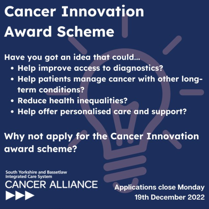 Funding success for four innovative project winners of the Cancer ...